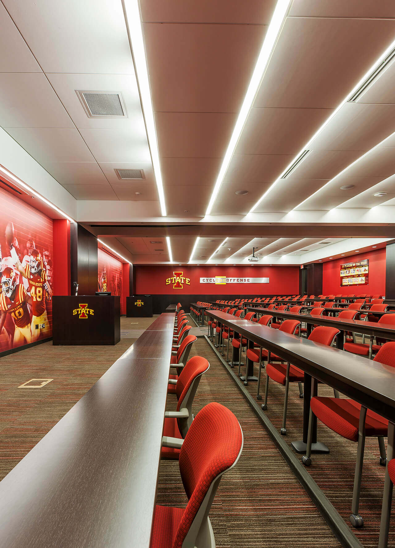 Iowa State University Bergstrom Football Complex – Athletics – Projects ...